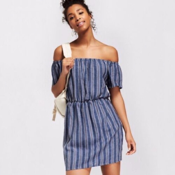 Universal Thread | Dresses | Universal Thread Linen Off The Shoulder ...